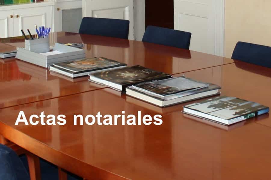 Actas notariales - Notaría Bosch Barcelona